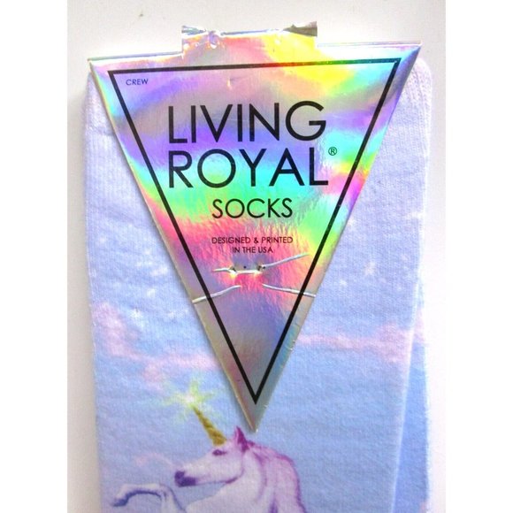 Living Royal | Accessories | Living Royal Socks Crew Style Unicorn In ...